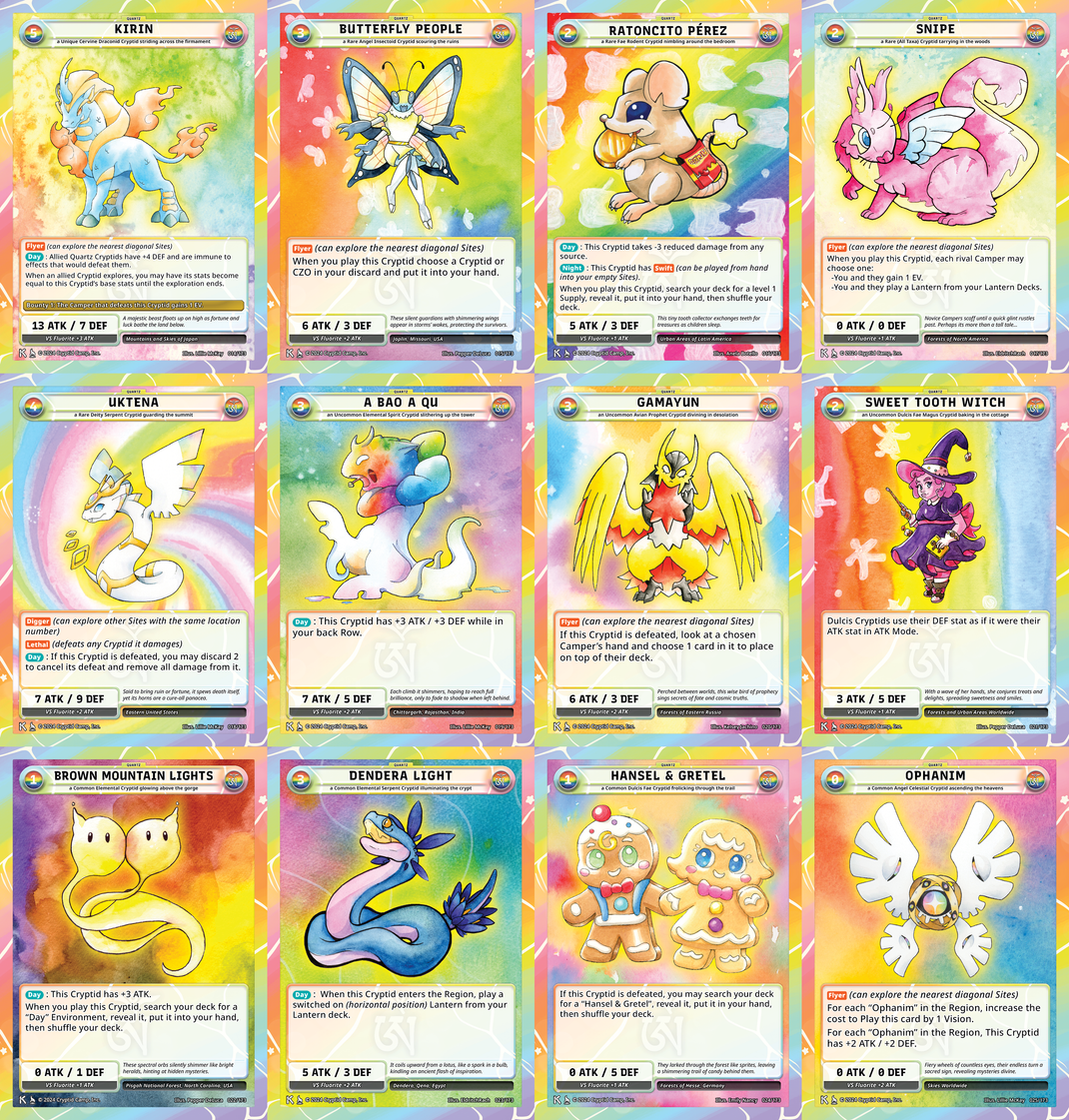 TCG Base Set Cards – Cryptid Camp